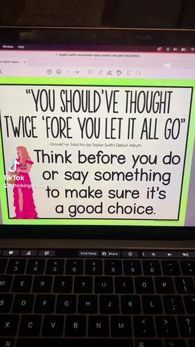 Taylor Swift Inspired Classroom Rules Poster Set - Now With ...