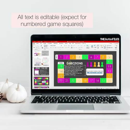 Commercial Use Yearlong Editable Gameboard Template Google Slides and ...
