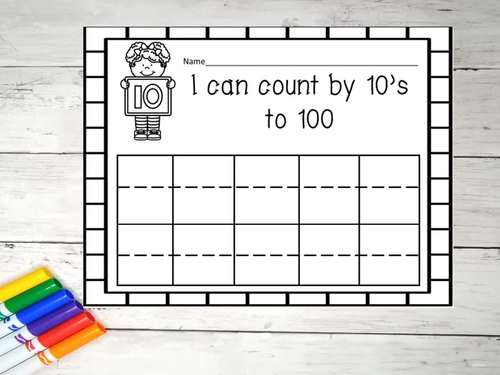 Skip Counting by 2, 5 and 10 Worksheets Ordering Numbers Activities
