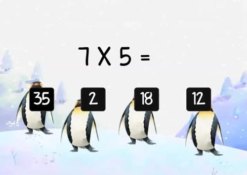 BOOM Multiplicaction Facts 100 Cards Snowy Penguin Scenes by Smart Teaching