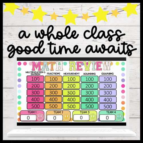 3rd Math Review Game Show | Math Test Prep | End of Year Review | Volume 1
