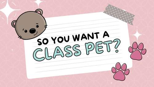 Otter Class Pet Journal *Editable by Ms Jenessas Desk | TPT
