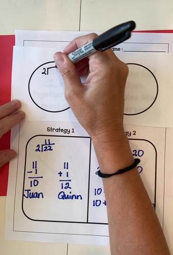 Back to School Apple Craftivity 5th Grade | CGI Story/Word Problem ...