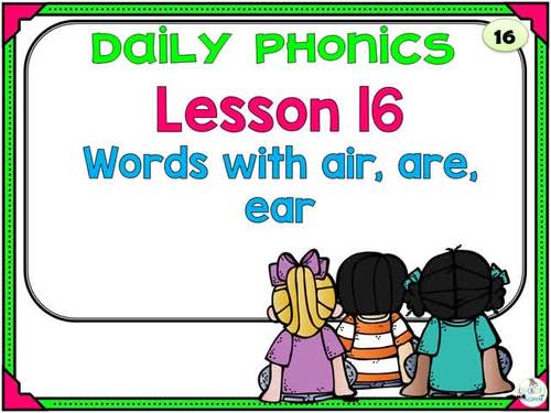 Phonics Daily PowerPoint for Third Grade, Unit 4 by Crockett's Classroom