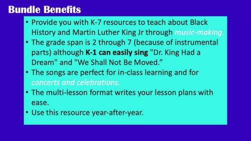 Black History Songs and Orff Activities Music BUNDLE | Rap, Spiritual ...