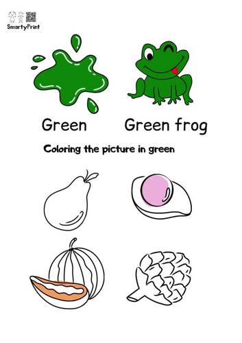 Printable Color Learning for Preschool, Learning Colors, Preschool ...
