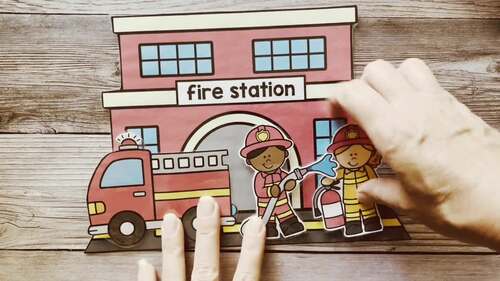 All Around Town- Community Helpers- Preschool, Kindergarten, Special ...