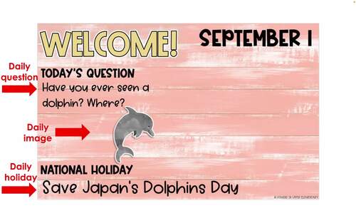 September Morning Routine National Holidays DAILY Google & PowerPoint ...