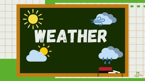 Weather Preschool Circle Time Lesson – PPT & Google Slides by Easy Hop