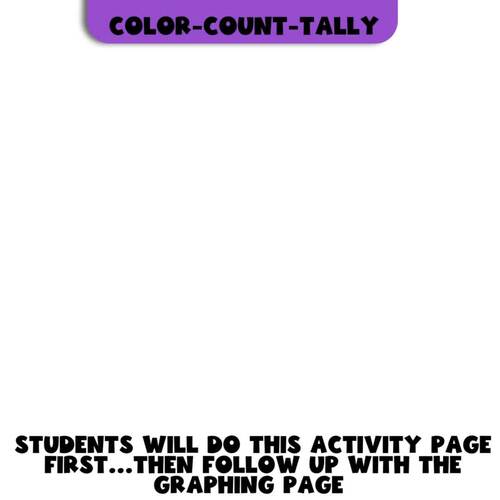 Halloween Count Tally and Graph Math Center Activities | TPT