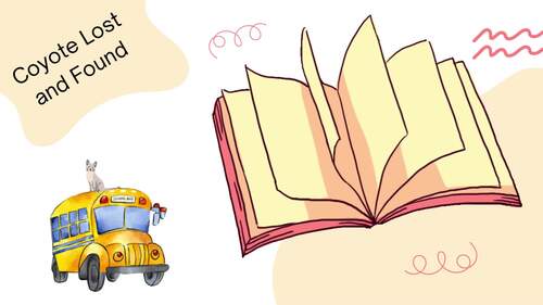 Coyote Lost and Found Novel Study by Lessons Your Way | TPT