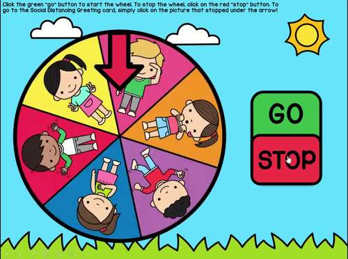 Social Distancing Greetings (Digital Spinning Wheel and Posters Hybrid ...