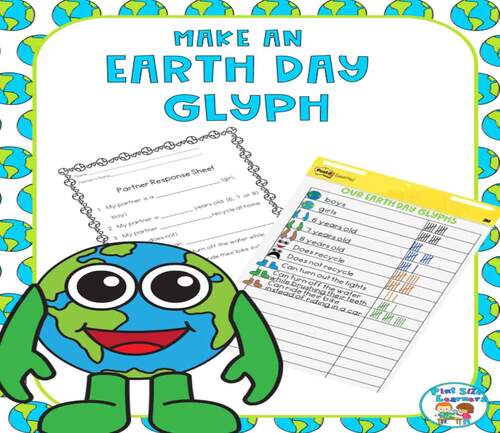 Earth Day Glyph Interpreting Data by Pint Size Learners | TPT