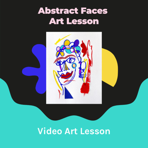 Abstract Faces Video Art Lesson - Blind Contour Drawing by Hearty Art ...