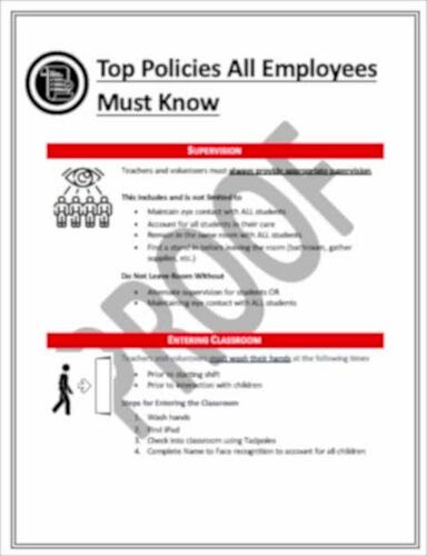 Top Policies for New Employees by Admin 4 You | TPT