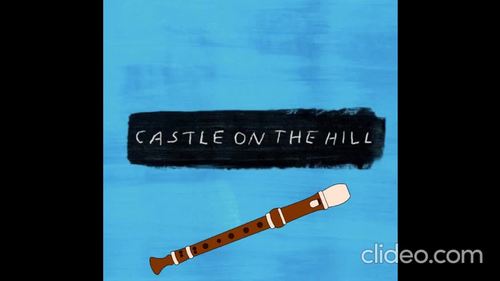 Recorder - Pop Song Series - Ed Sheeran - Castle on a Hill - Arrangement