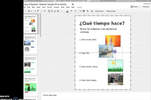 Spanish Weather Google Drive and Interactive Notebook Activities by ...