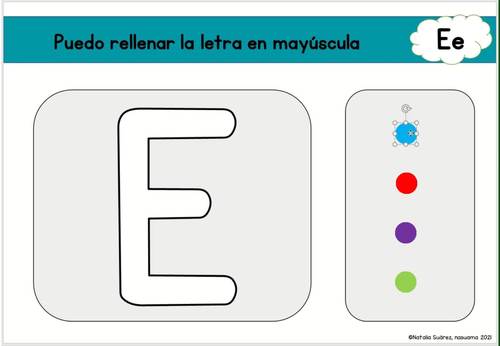 Lectoescritura de la Letra E: Letter of the Week en Español | TPT