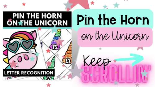 National Unicorn Day Upper and Lowercase Matching | Alphabet Matching Game