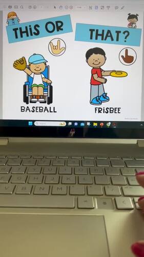 Back to School This or That? {with visual response symbols} | TPT