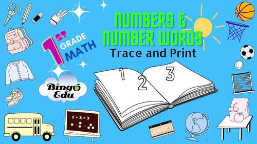 Unit 0-NUMBERS & COUNTING-Numbers/Number Words/Ordinal-Print & Trace ...