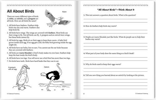 Canadian Daily Reading Comprehension Grade 2 by Chalkboard Publishing