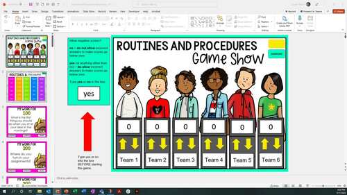Routines and Procedures Jeopardy-Style Game Show by Create-Abilities