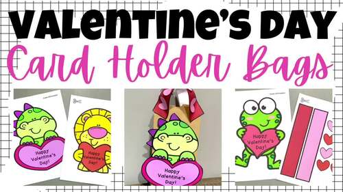 Valentine's Day Card Holder Craft by Create 25 Printables | TPT