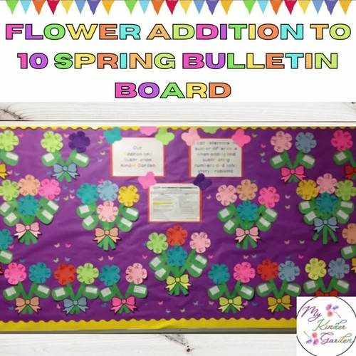 Flower Addition Craftivity | Spring Math Activities for Kindergarten ...