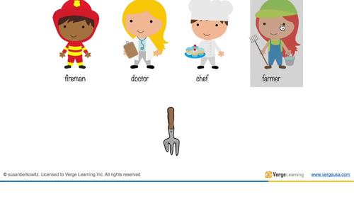 Community Helpers Speech Therapy Activity Word Associations No Prep Digital