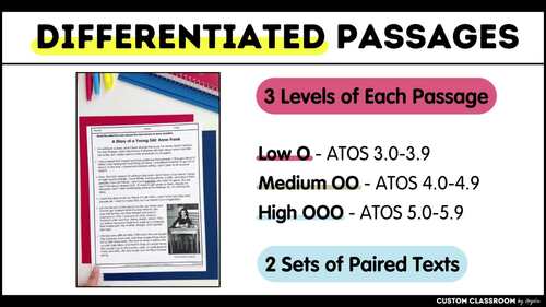STAAR Practice NonFiction Reading Comprehension Passages and Questions ...