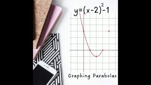 Graphing Parabolas Practice Handout by Just Another Math Teacher