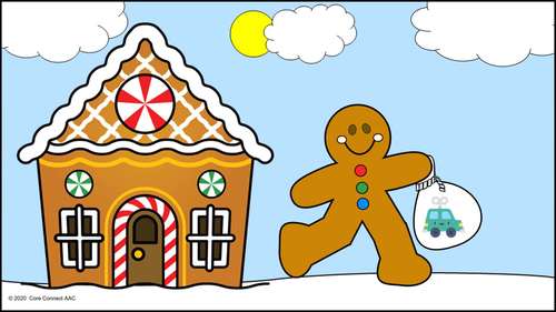 Gingerbread Man Run | Interactive Slide Show | PreK | Early Intervention