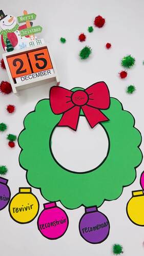 Spanish Prefixes and Suffixes Wreath Craft - Prefijos y sufijos by MM ...