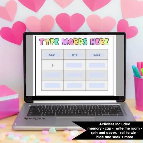 Editable Word Work Activities | Valentines Themed | Heart Word Sight ...