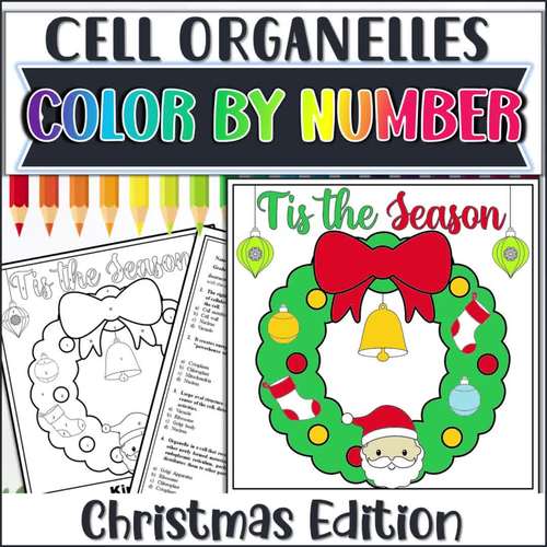 biology christmas coloring pages