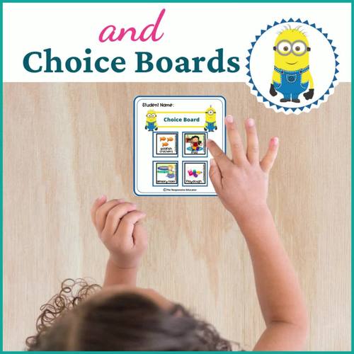 Minions Token Economy (ABA) Token Board by The Responsive Educator Minions Token Economy (ABA) Token Board by The Responsive Educator
