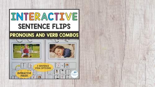 People Actions Interactive Sentence Expansion Print and Boom Cards