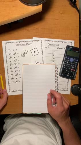 Substituting Variables Activity: (Cube Numbers) 5th/6th Grade Math