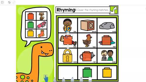 INSTANT Digital Thematic Mini Games: DINOSAURS LOADED TO SEESAW ...