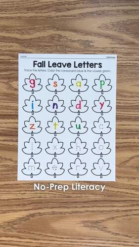 November No Prep Kindergarten Back to School, Morning Work, Fast ...