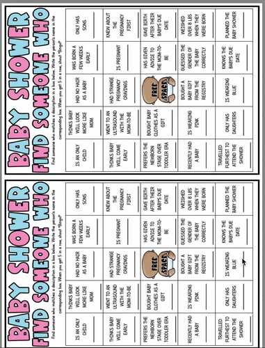 Baby Shower Bingo Games Baby Shower Games Set of 3 Games Baby Shower ...