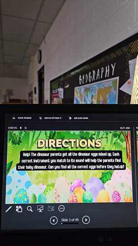 Instrument Family: Timbre Interactive Elementary Music Game "Jurassic Jam"