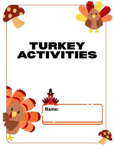 Turkey Facts & Activities for Kids | Thanksgiving Printable Worksheets ...