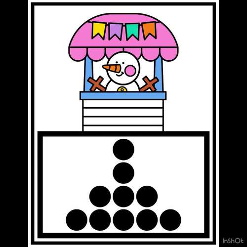 Snowman Ice Cream Number Talk Cards | Counting & Subitizing to 20 | K–2