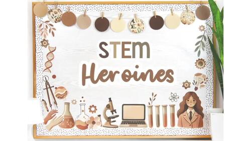 Women in STEM Bundle, Biography & Quotes, Research, Decor, Women's ...