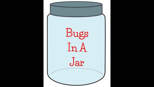Bugs In A Jar Printable Reward and Activity by Erin Colleen Design