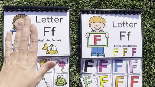 Letter F Alphabet Adapted Books | Matching and Errorless Learning