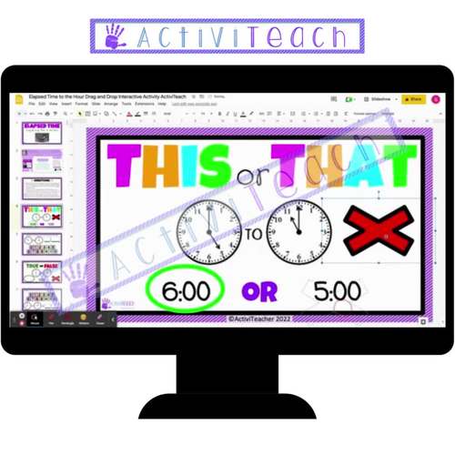 Elapsed Time Activities Math Centers How Much Time Has Passed Time ...