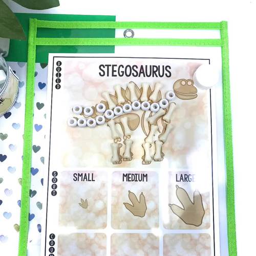 Dinosaur Skeleton Building & Counting Activity by Turner Tots | TPT